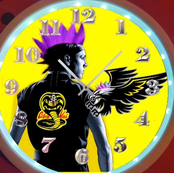 unknow | Wall Decor | Cobra Kai Hawk Clock | Poshmark